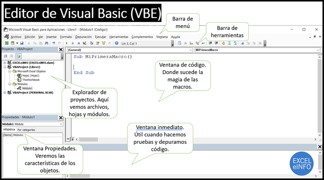 Entorno de desarrollo | Microsoft VBA